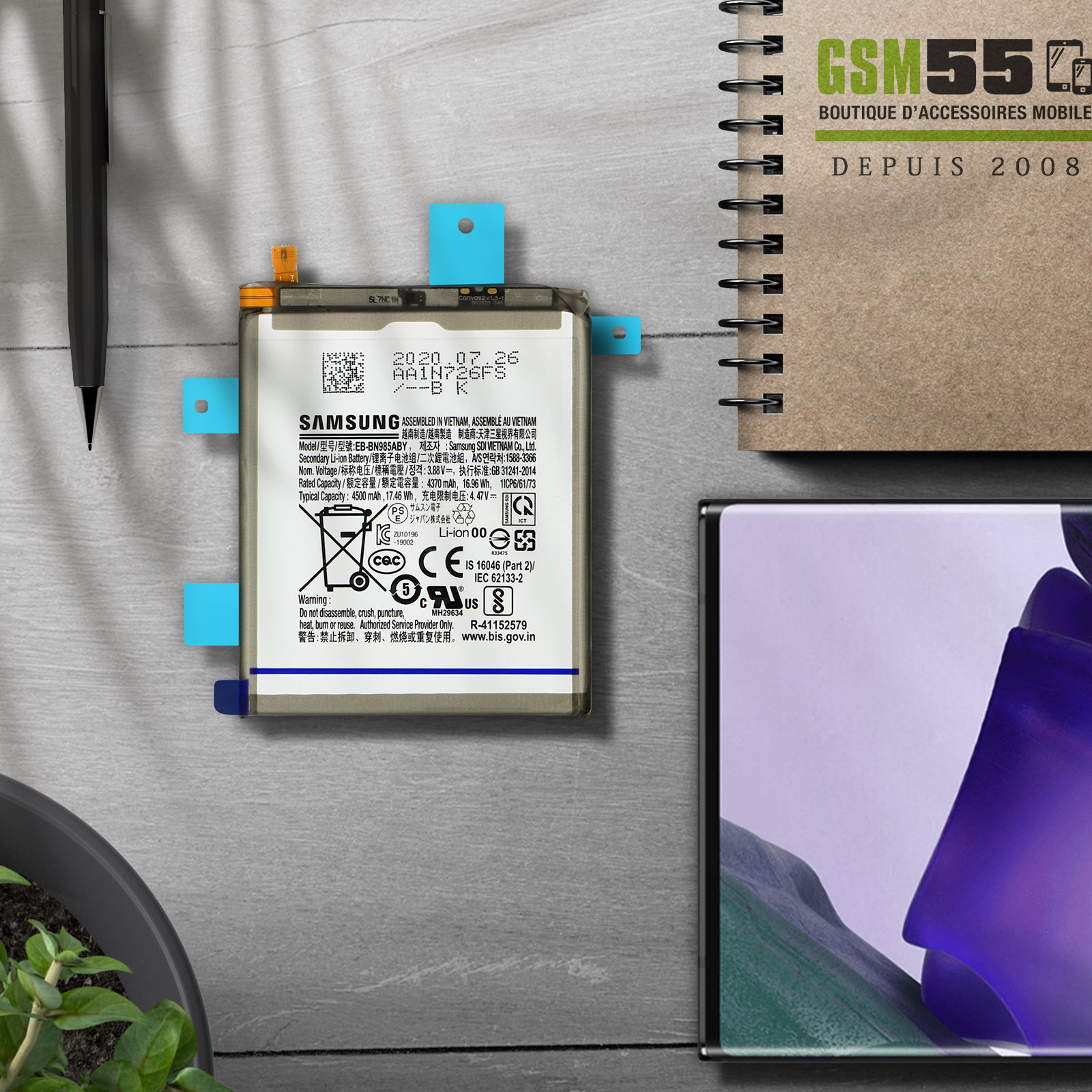 Compra Samsung Batería Galaxy Note 20 Ultra Original de 4500mAh EB ...