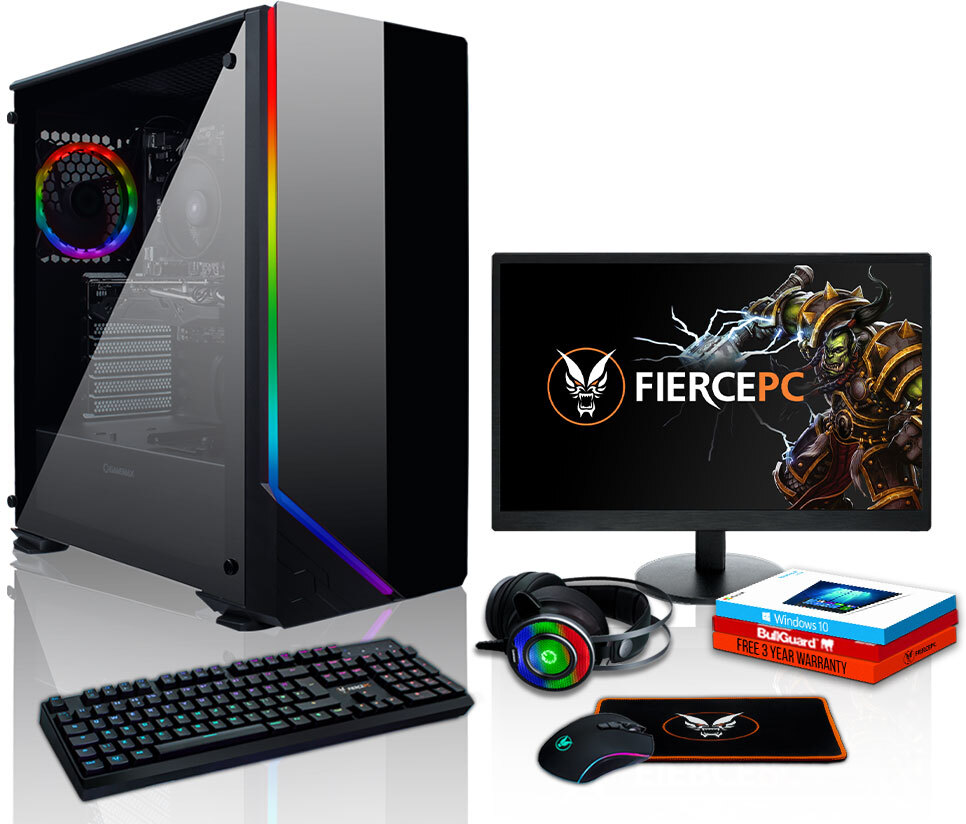 Comprar Fierce PC Fierce Rogue RGB PC Gamer - Rápido 4.4GHz Hex-Core ...